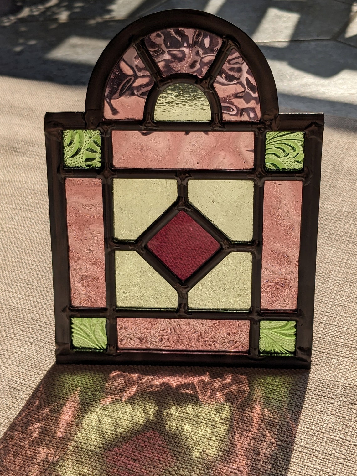 Victorian Style Miniature Stained Glass - Authentic Stained Glass ...