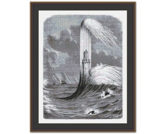 Storm Cross Stitch | Etsy