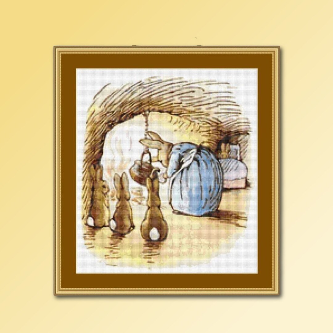 Cross Stitch Pattern Beatrix Potter Peter Rabbit Printable - Etsy