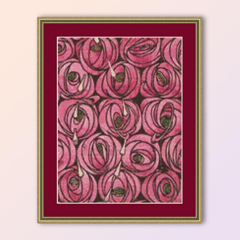 Mackintosh Rose - Etsy