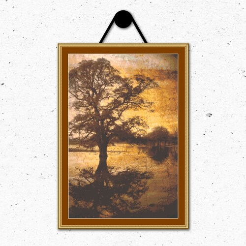 Willow Tree Cross Stitch Pattern Instant PDF Download Summer - Etsy