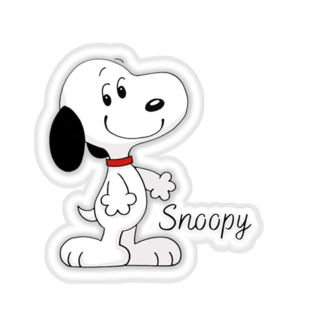 Snoopy. Kiss-cut Stickers. Cartoon. Dog. Charlie Brown. Gift Idea ...