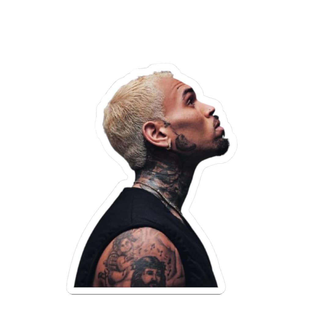 Chris Brown Sticker: R&B Singer, Dancer Decal - Etsy