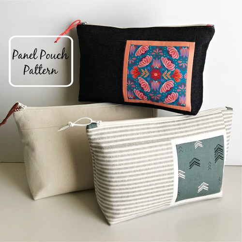 Basic Pouch PDF Pattern Beginner Bag Sewing Pattern Zipper - Etsy
