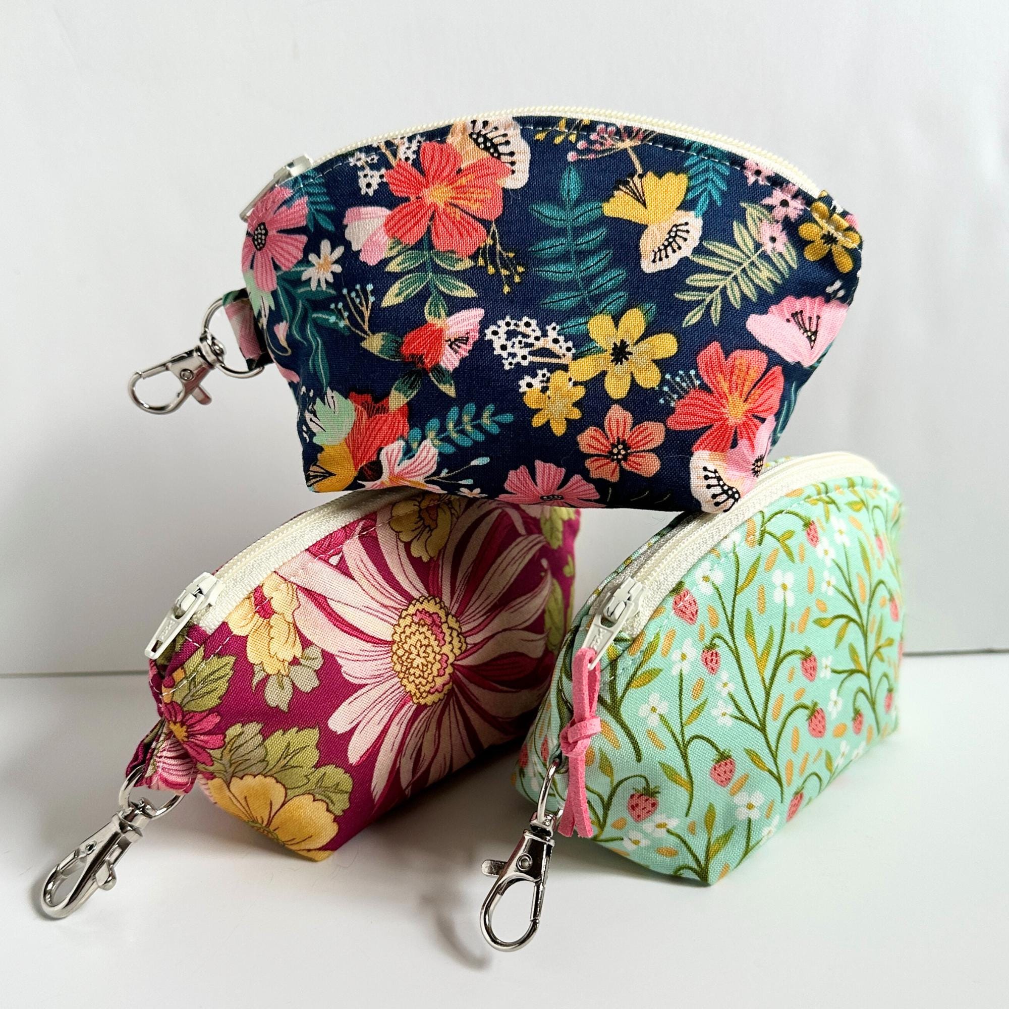 Keychain Pouch Sewing Pattern PDF | Mini Zipper Coin Pouch Tutorial ...