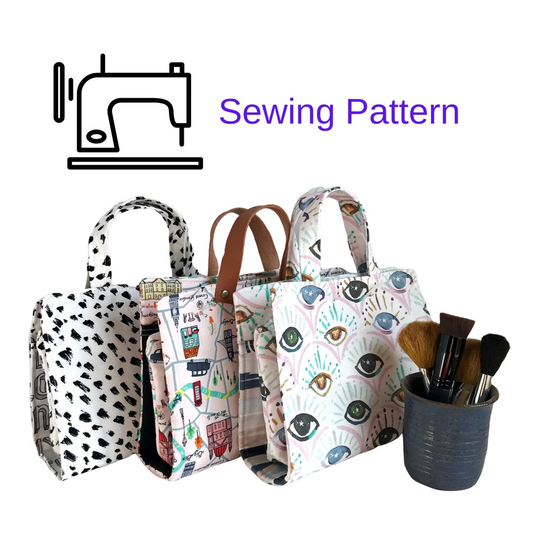 Makeup Bag Sewing Pattern//sewing Bags Pattern//easy Sewing Pattern - Etsy
