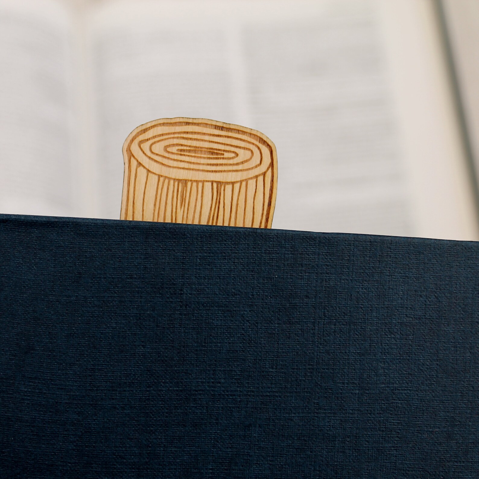 Personalised Wooden Bookmark Tree Carving 5th Anniversary | Etsy