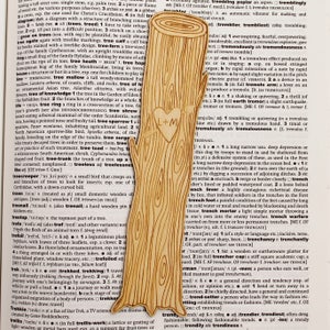Personalised Wooden Bookmark - Tree Carving 5th Anniversary Gift - Etsy