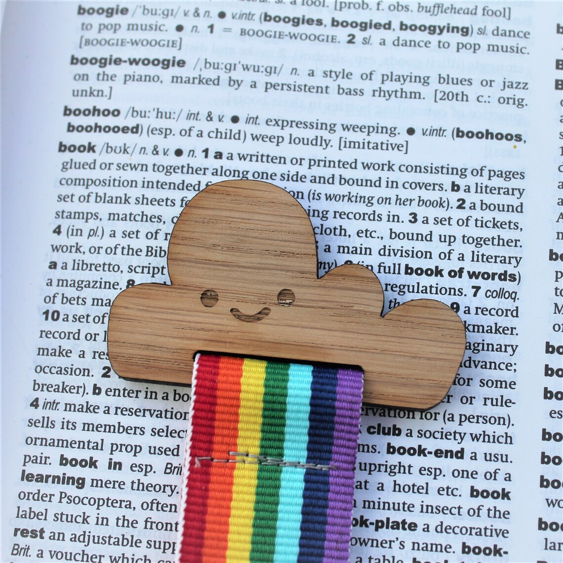 Rainbow Cloud Bookmark Regalo Kawaii para niños | Etsy