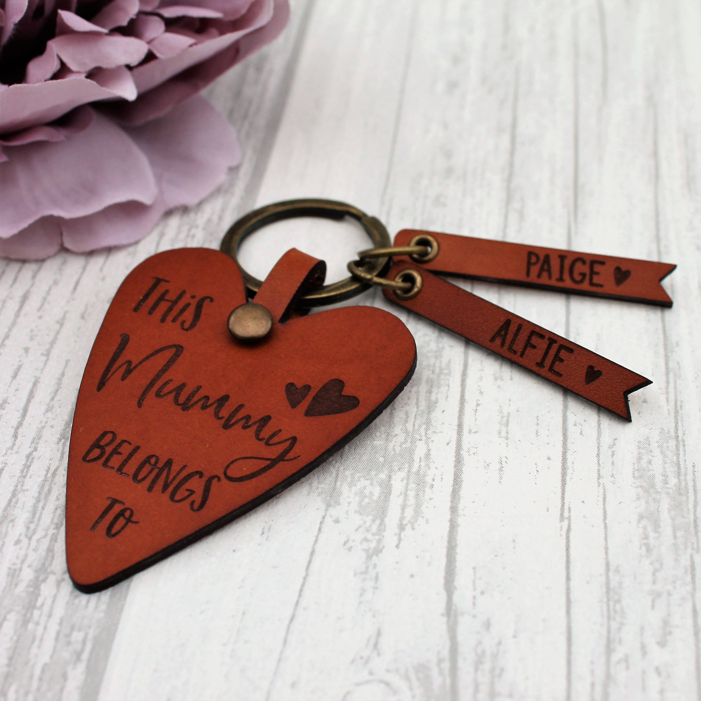 Personalised Mummy Keyring With Custom Kids Names Mothers Day - Etsy UK