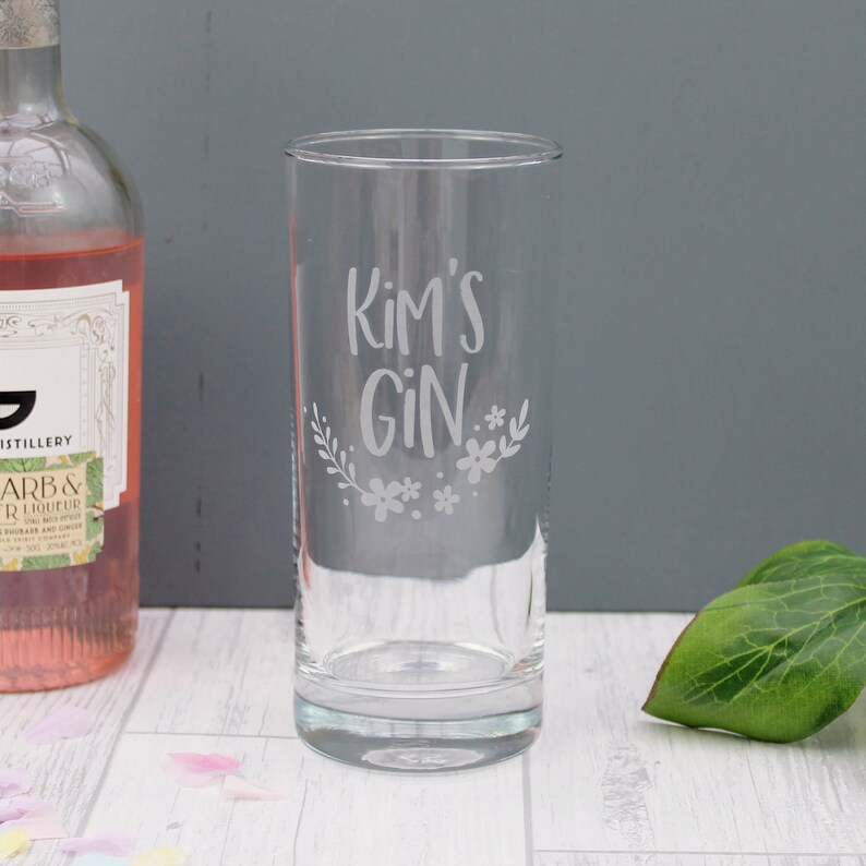 Personalised Gin Glass for Her 30th Birthday Gift Best Friend - Etsy