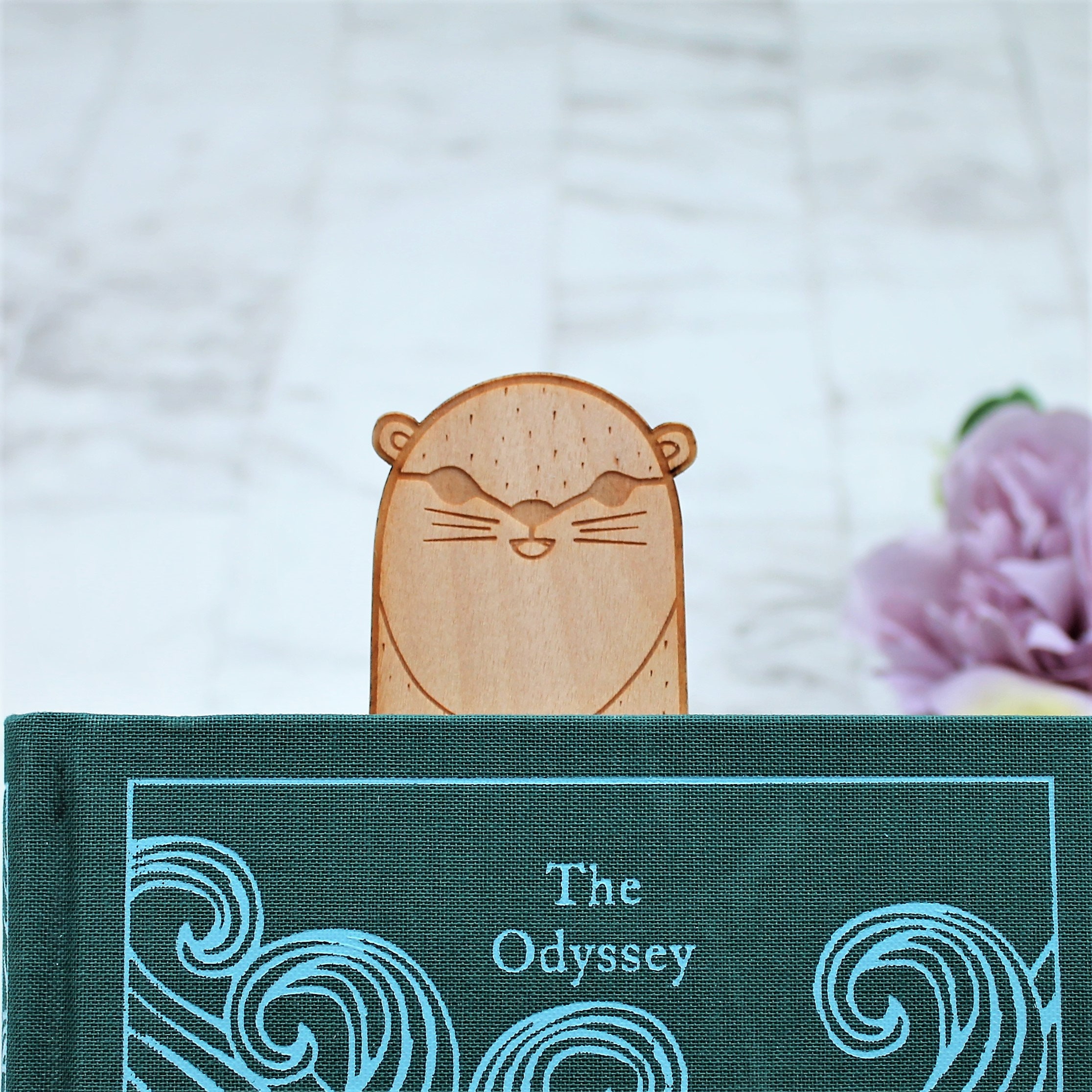 Otter Wooden Bookmark Book Lover Gift - Etsy UK