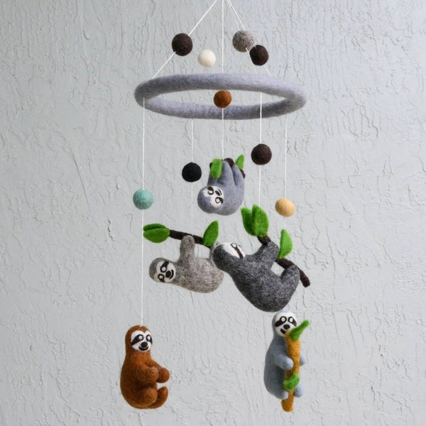 Sloth Mobile Nursery - Etsy