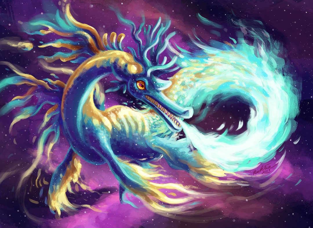 Keep Creating: Ouroboros Dragon Art Print, 8x10 - Etsy