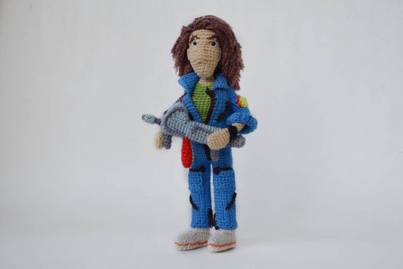Xenomorph Alien amigurumi toy crochet lanyard toy Alien vs Predator ...