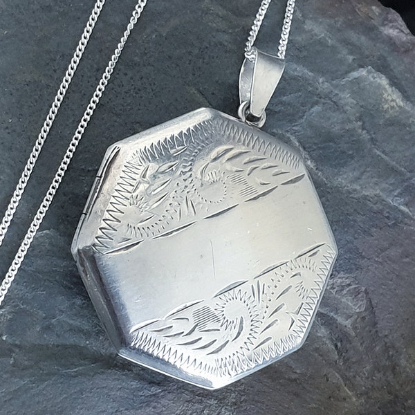 Large Square Locket - Etsy