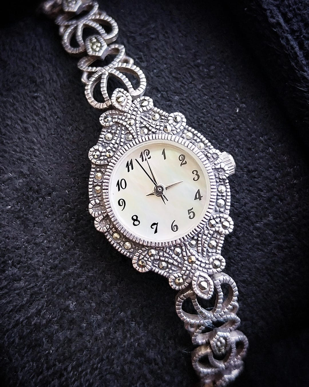 Vintage Sterling Silver WATCH - Art Deco Style 18cm - 20.1g - Etsy