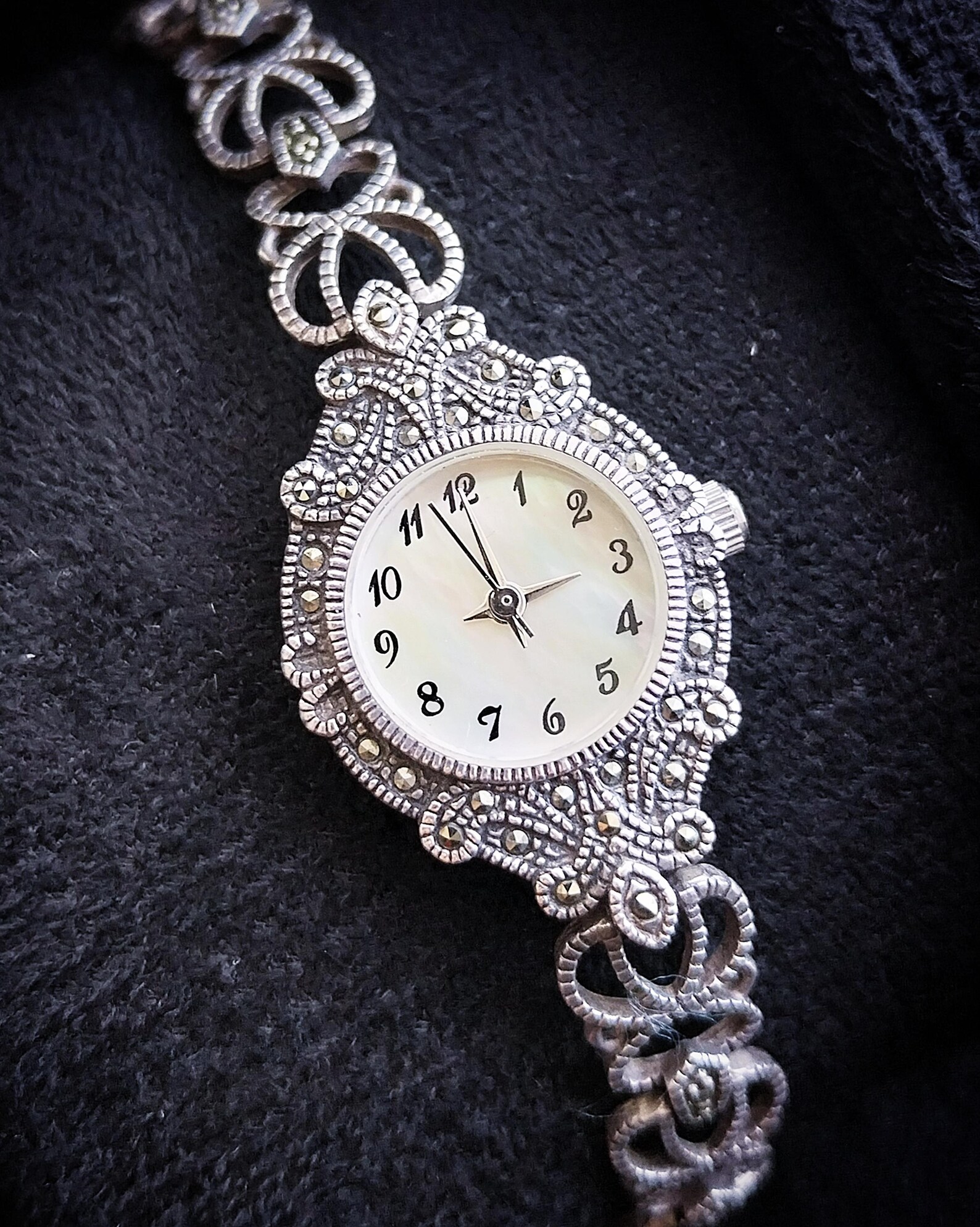 Vintage Sterling Silver WATCH Art Deco Style 18cm 20.1g - Etsy