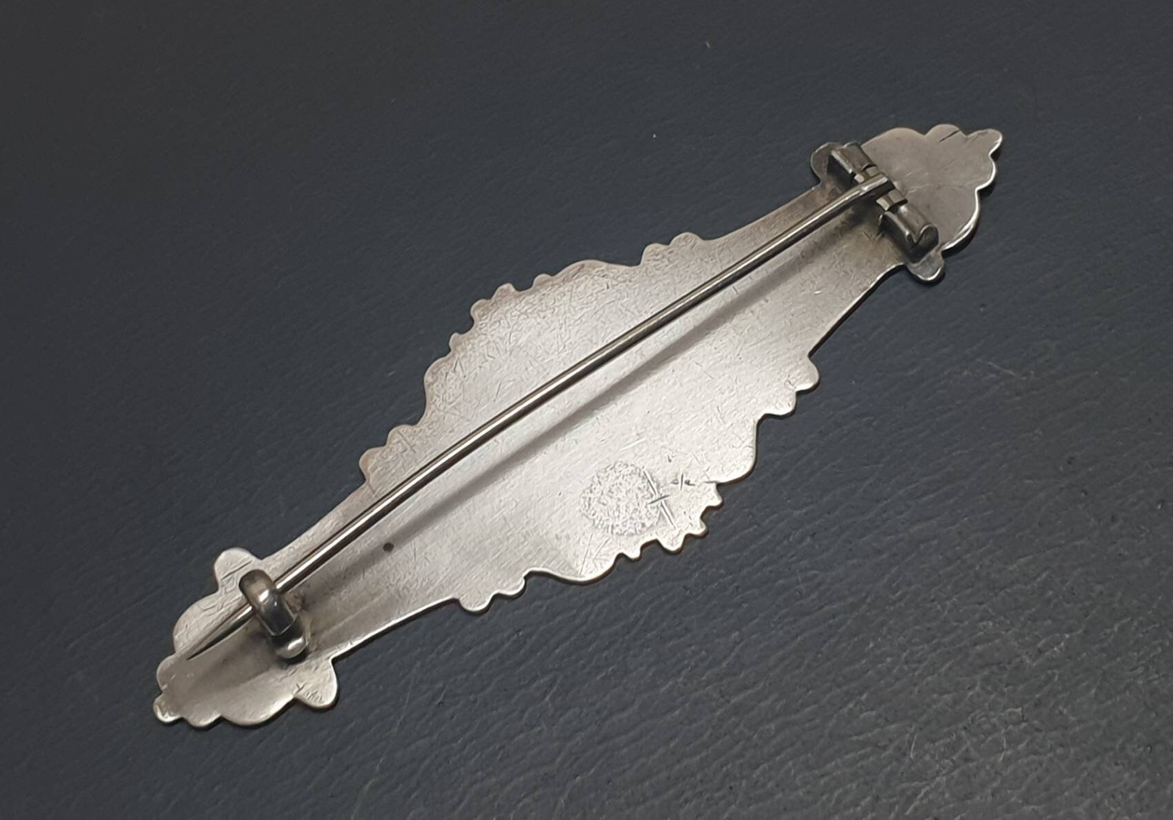 Victorian SILVER BROOCH Antique Floral Bouquet Design 8.8g | Etsy