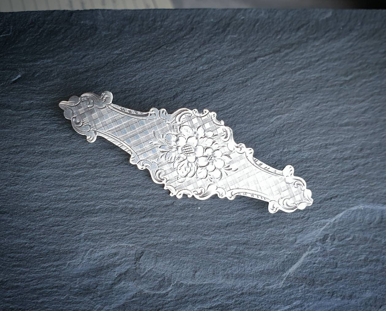 Victorian SILVER BROOCH Antique Floral Bouquet Design 8.8g | Etsy