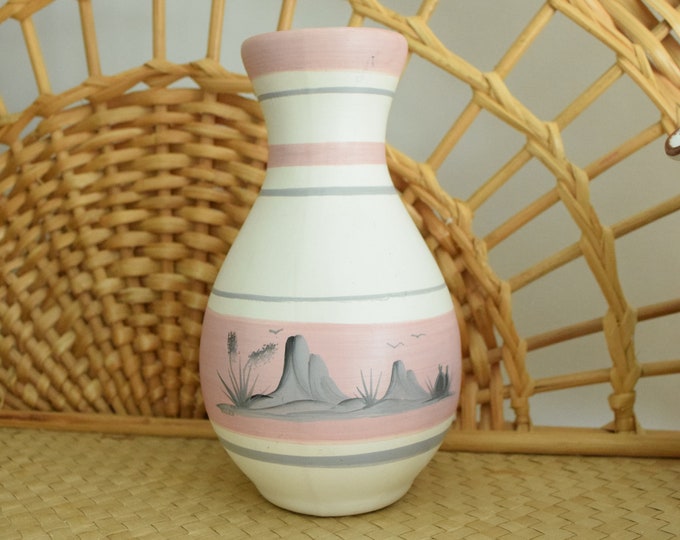 Southwest Pottery Vase Sundance Pottery Vase Millennial Pink Decor Pink ...