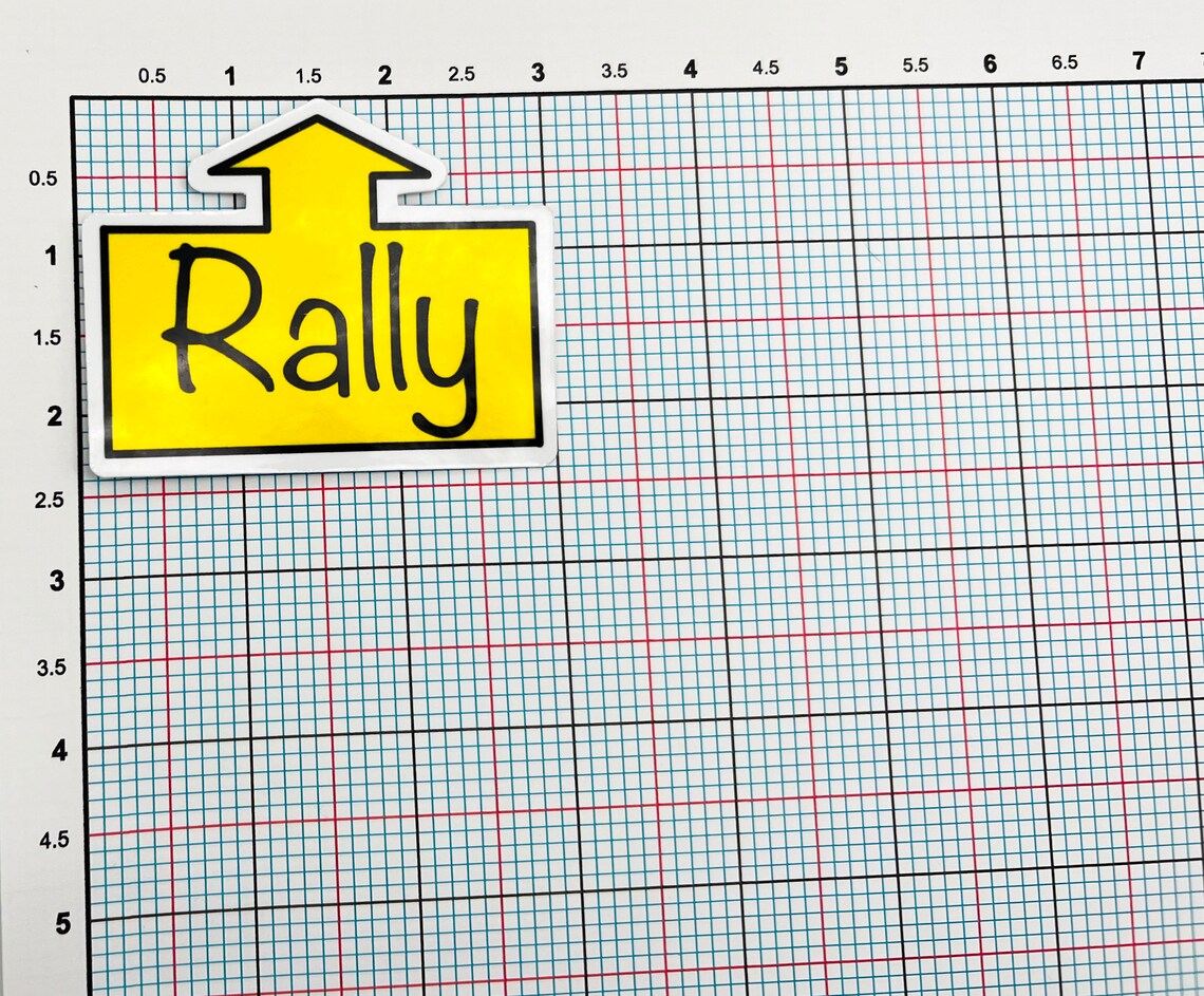 Rally Obedience Decal, Rally Sign Sticker, Dog Sports, Gift for Dog ...