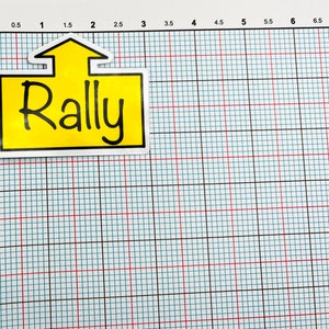 Rally Obedience Decal, Rally Sign Sticker, Dog Sports, Gift for Dog ...