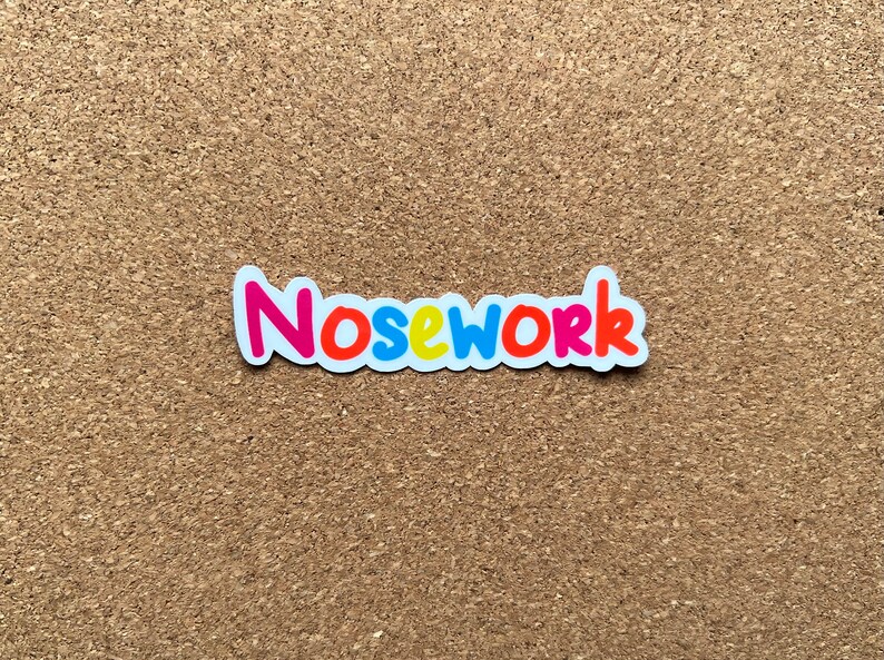 Nosework Sticker, Gift for Dog Handler, Dog Sports Decal, Scent Work ...