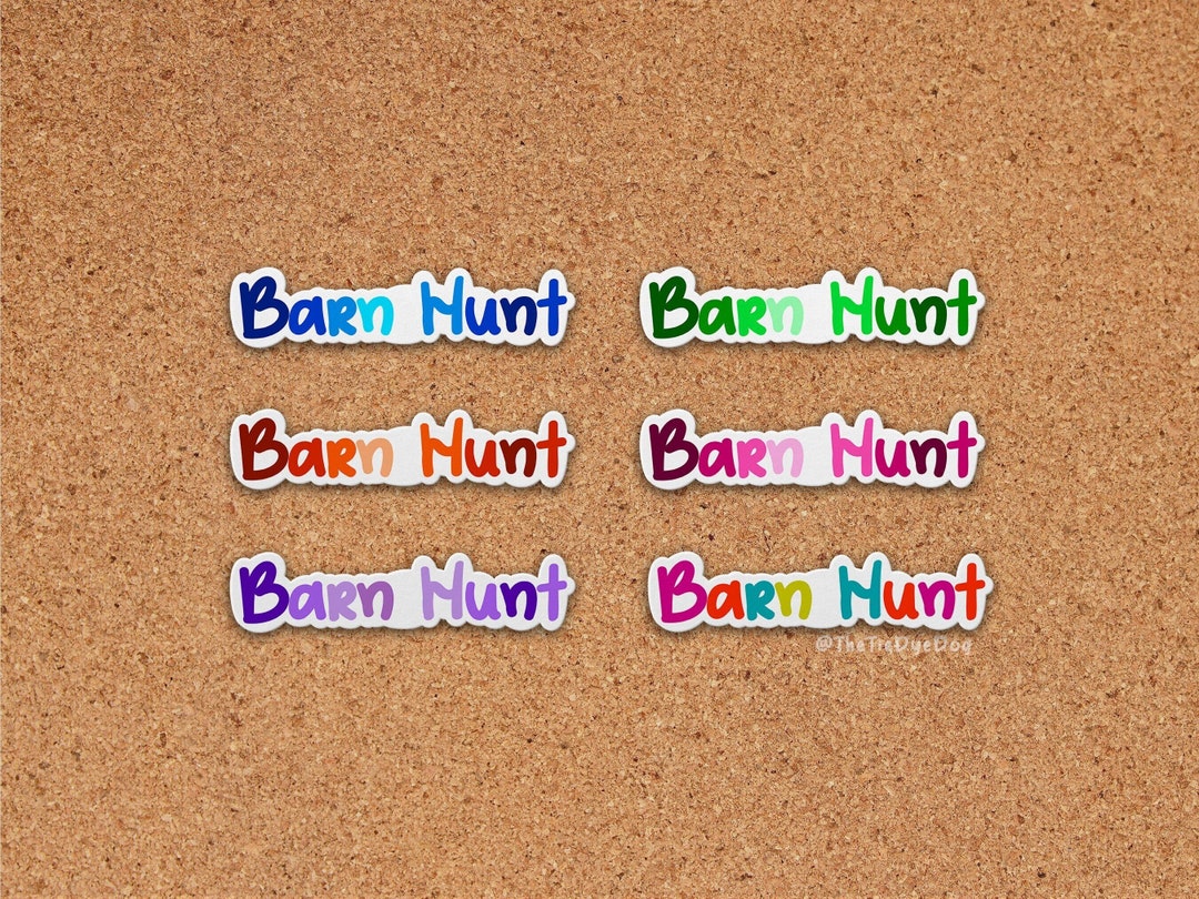 Barn Hunt Sticker, Rat Catcher Scent Work, Gift for Dog Trainer ...