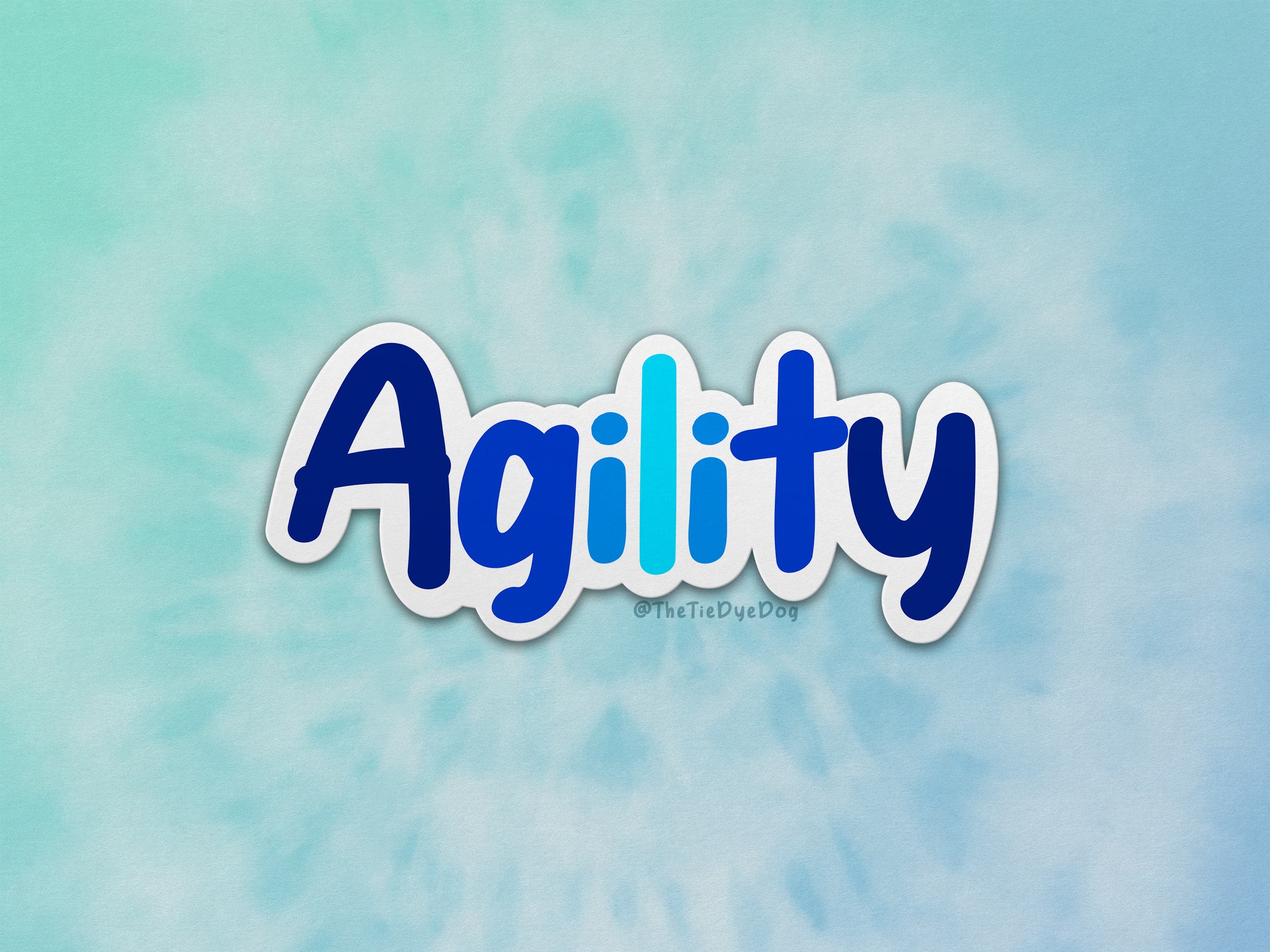 Dog Agility Sticker, Gift for Agility Handler, Gift for Agility Judge ...