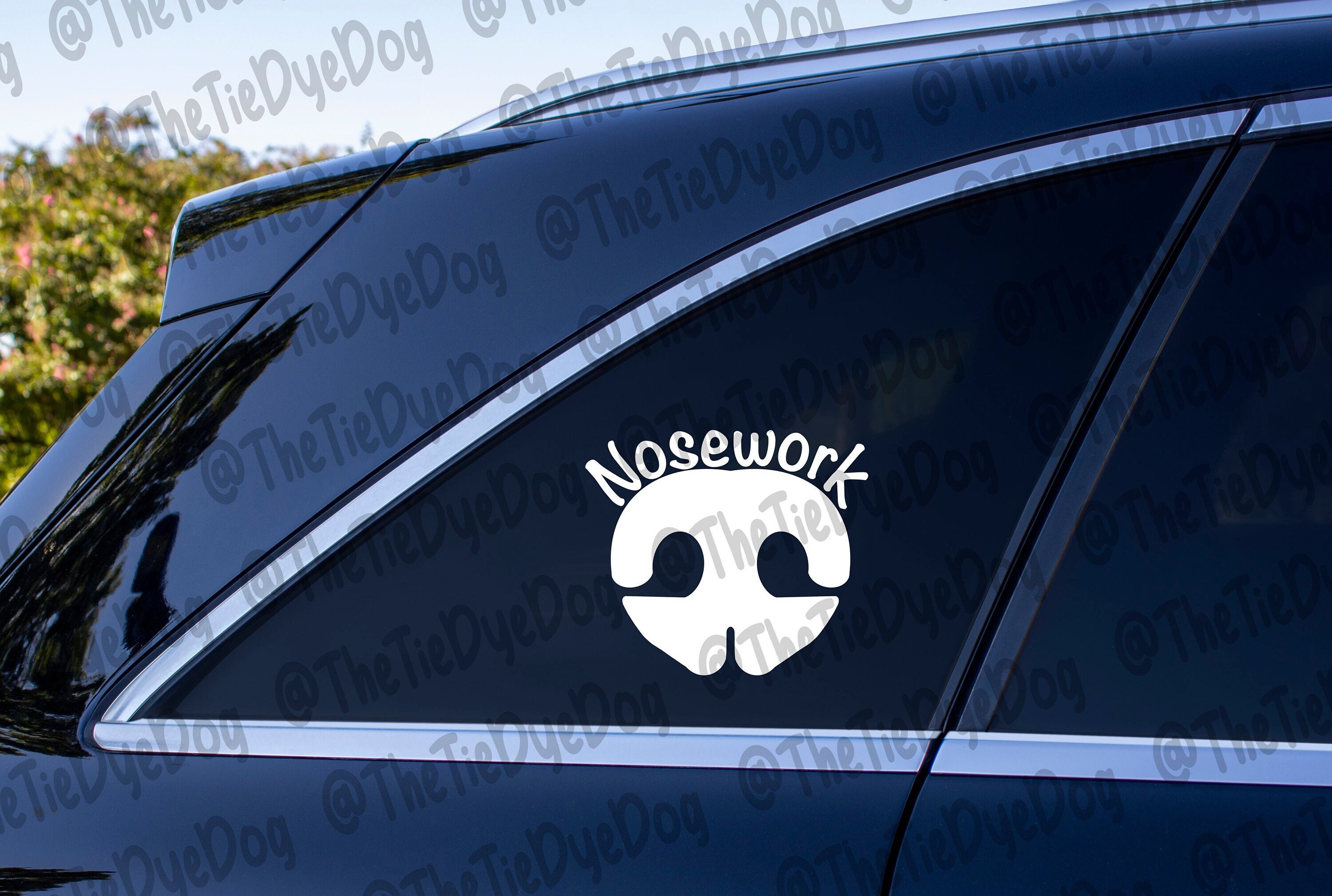 Canine Nosework Vinyl Decal, Sniff Decal, Dog Sports, Gift for Dog ...