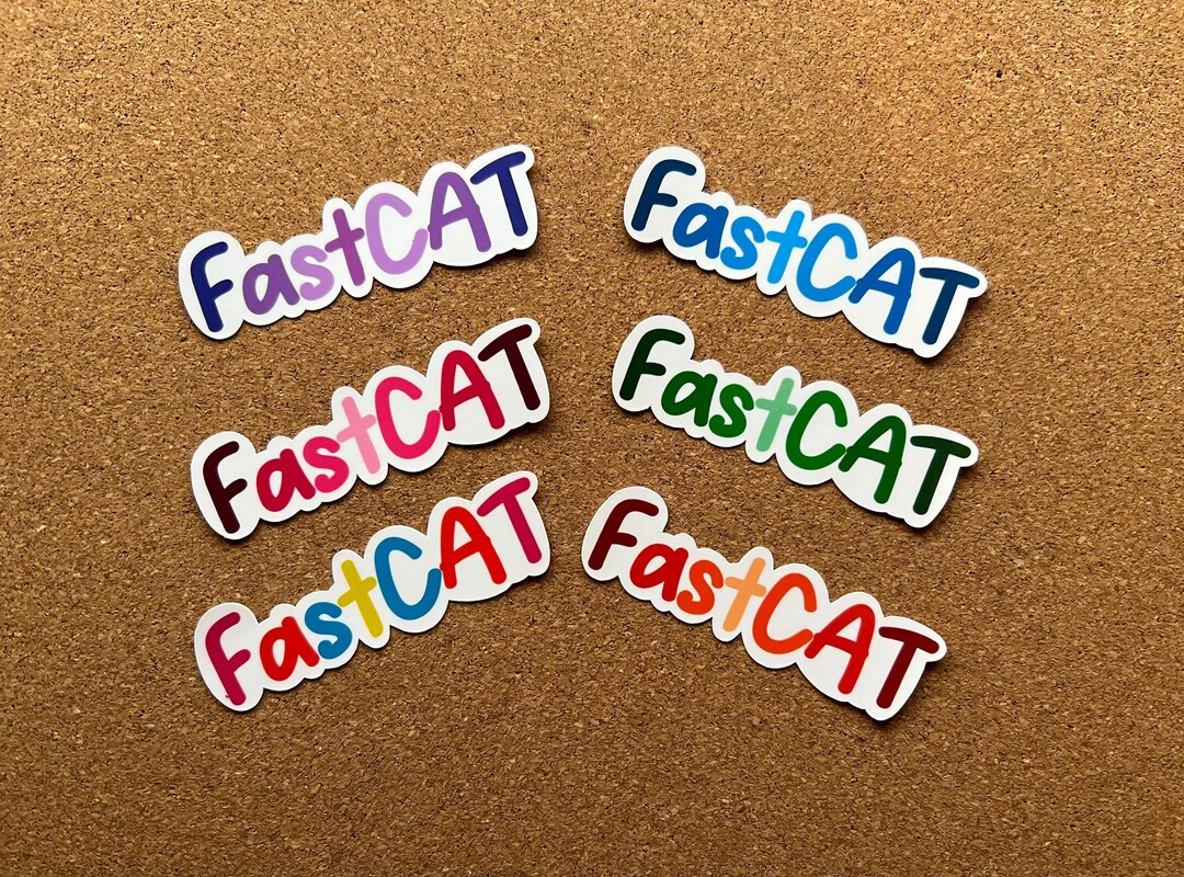 FASTCAT Sticker Lure Coursing Decal CAT Sighthound Sports - Etsy