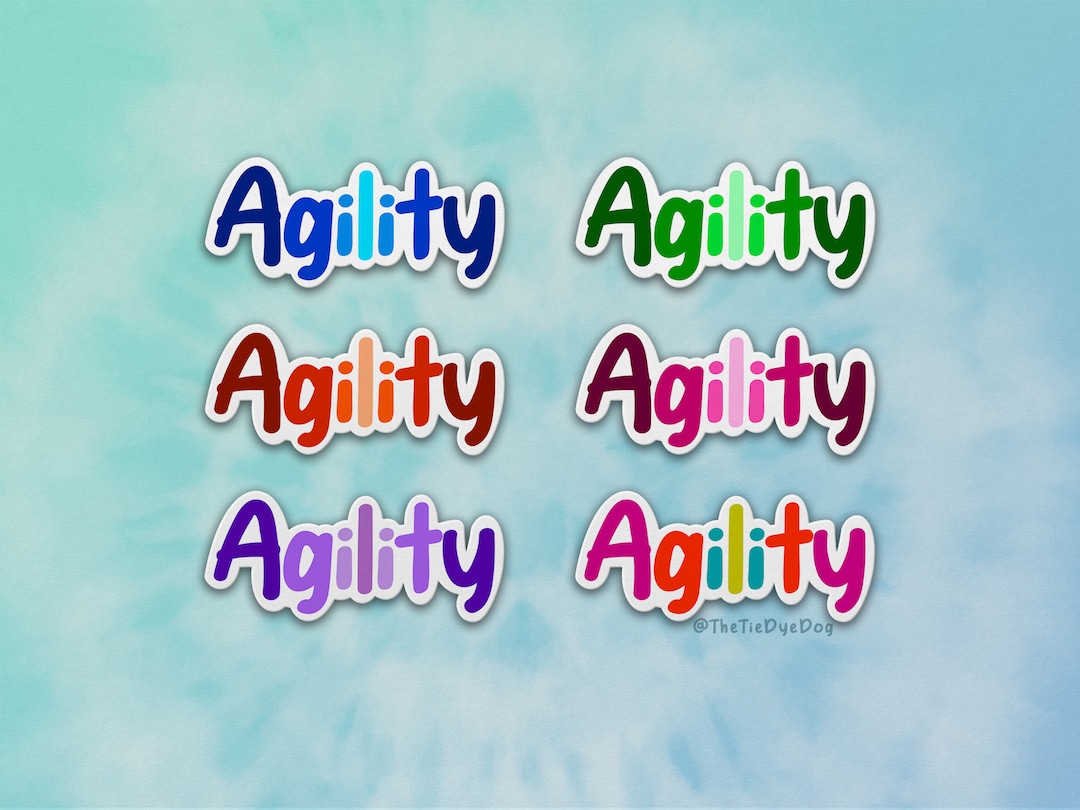 Dog Agility Sticker, Gift for Agility Handler, Gift for Agility Judge ...