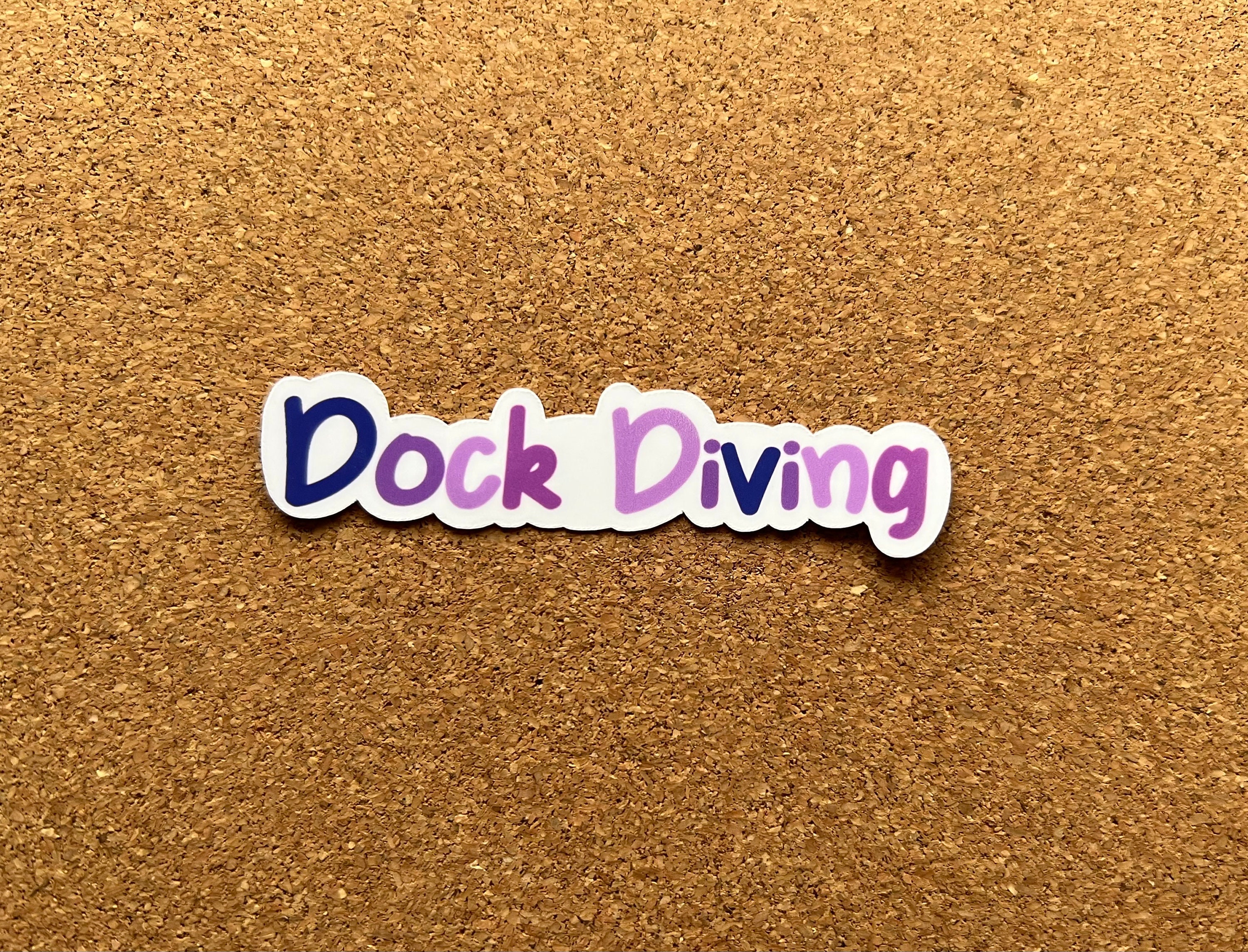 Dock Diving Sticker, Gift for Dog Handler, Dog Sports Decal, Dog Trial ...