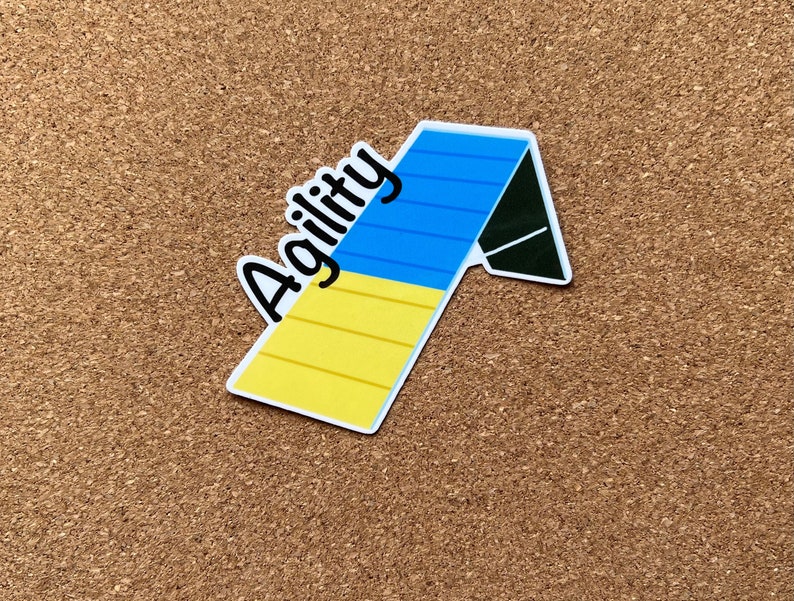 Dog Agility Sticker Gift for Agility Handler Agility Judge - Etsy