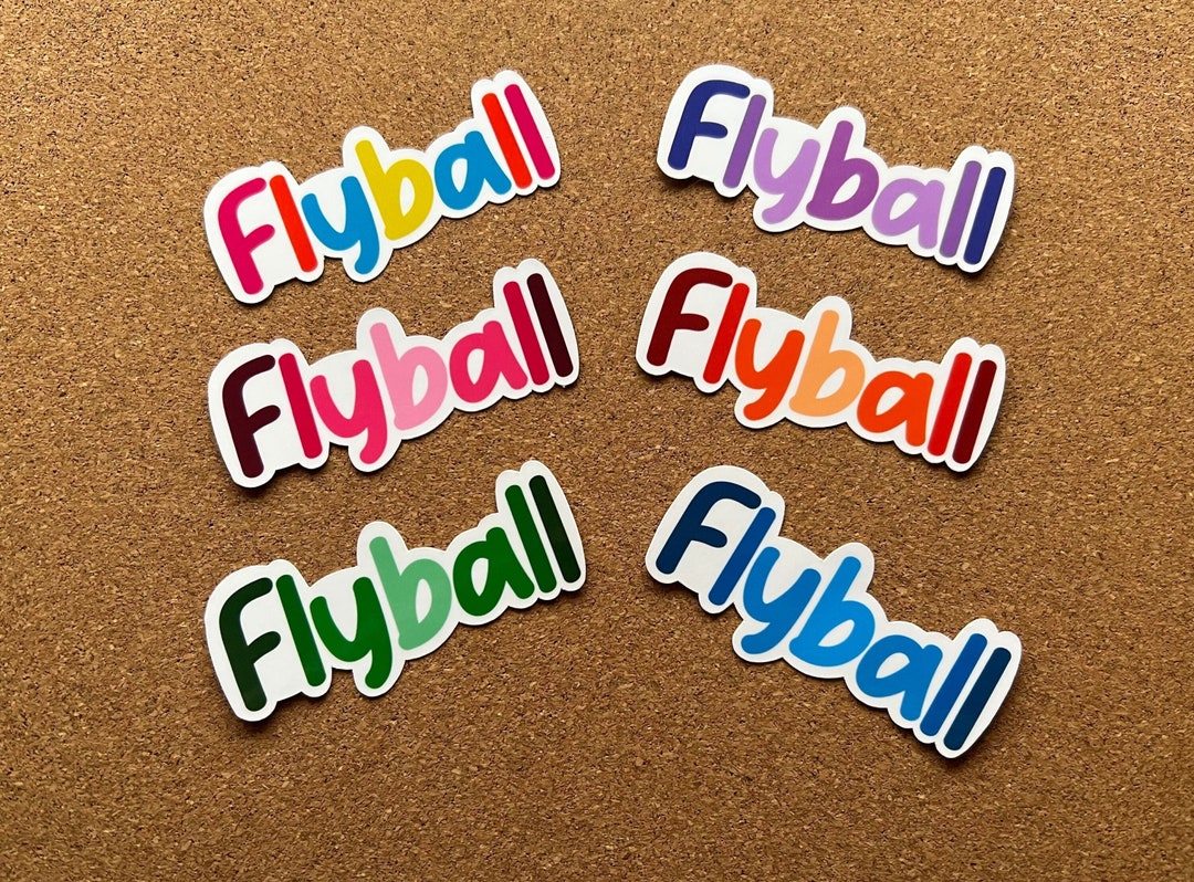 Flyball Decal, Flyball Box, Gift for Flyball Team, Gift for Dog Trainer ...