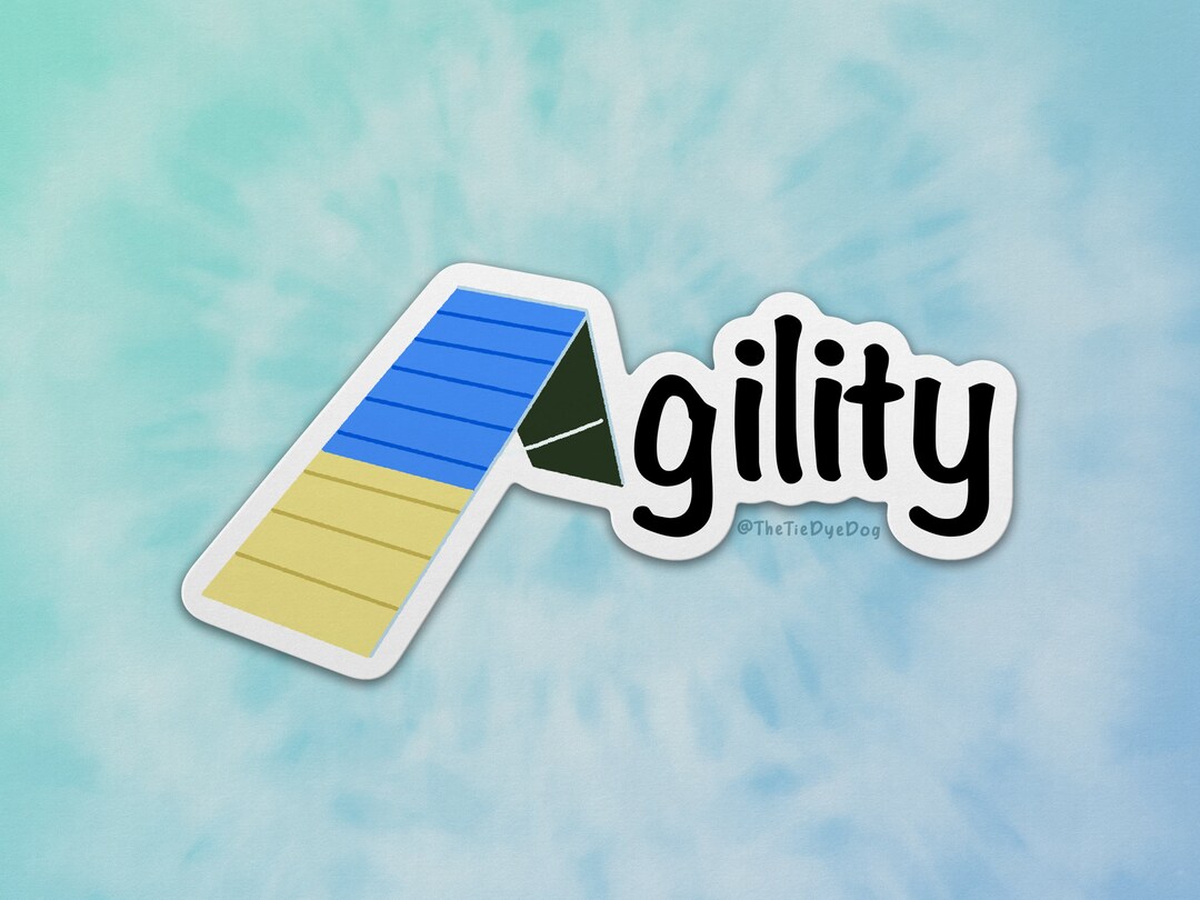 Dog Agility Sticker, Gift for Agility Handler, Agility Judge, Dog ...