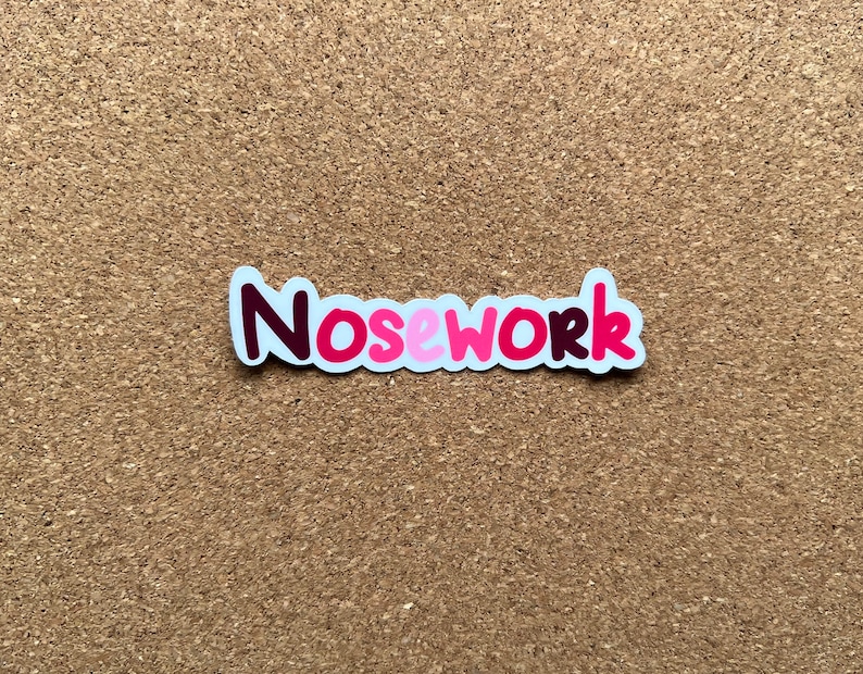 Nosework Sticker, Gift for Dog Handler, Dog Sports Decal, Scent Work ...