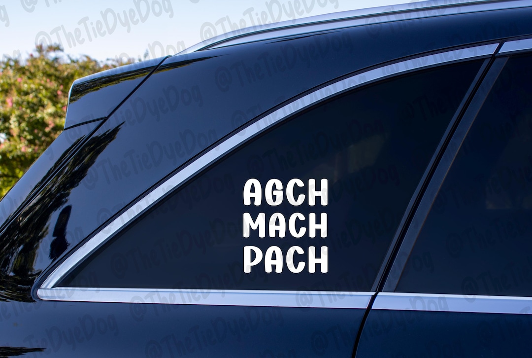 MACH PACH AGCH Decal, Gift for Agility Handler, for Agility Judge, Dog ...