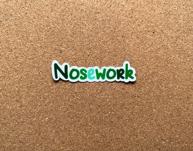 Nosework Sticker, Gift for Dog Handler, Dog Sports Decal, Scent Work ...