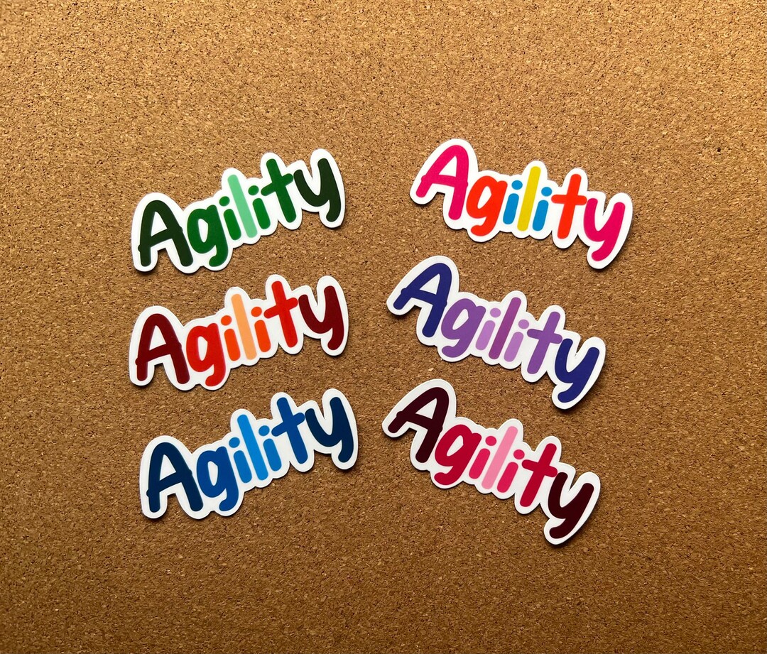 Dog Agility Sticker Gift for Agility Handler Gift for - Etsy