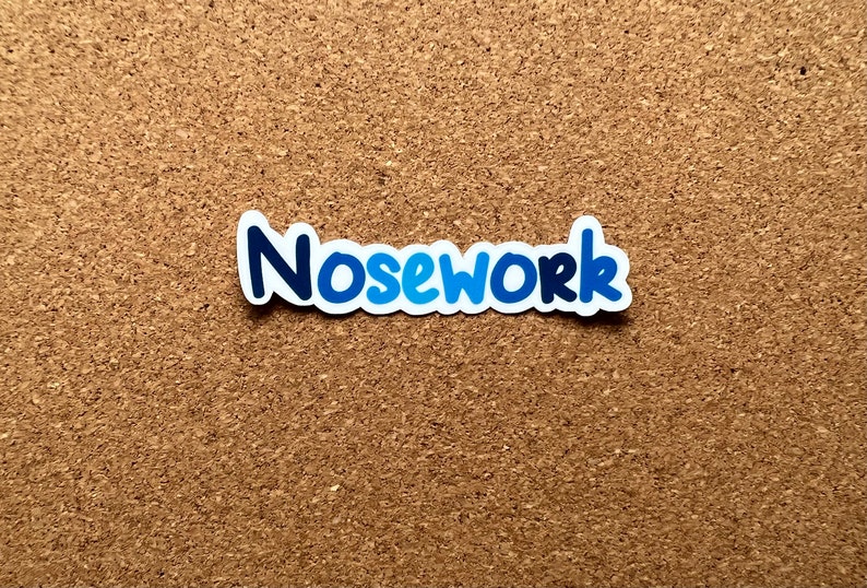 Nosework Sticker, Gift for Dog Handler, Dog Sports Decal, Scent Work ...