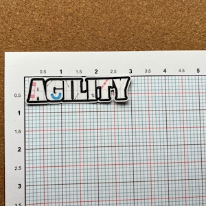 Dog Agility Sticker, Gift for Agility Handler, Agility Judge, Dog ...