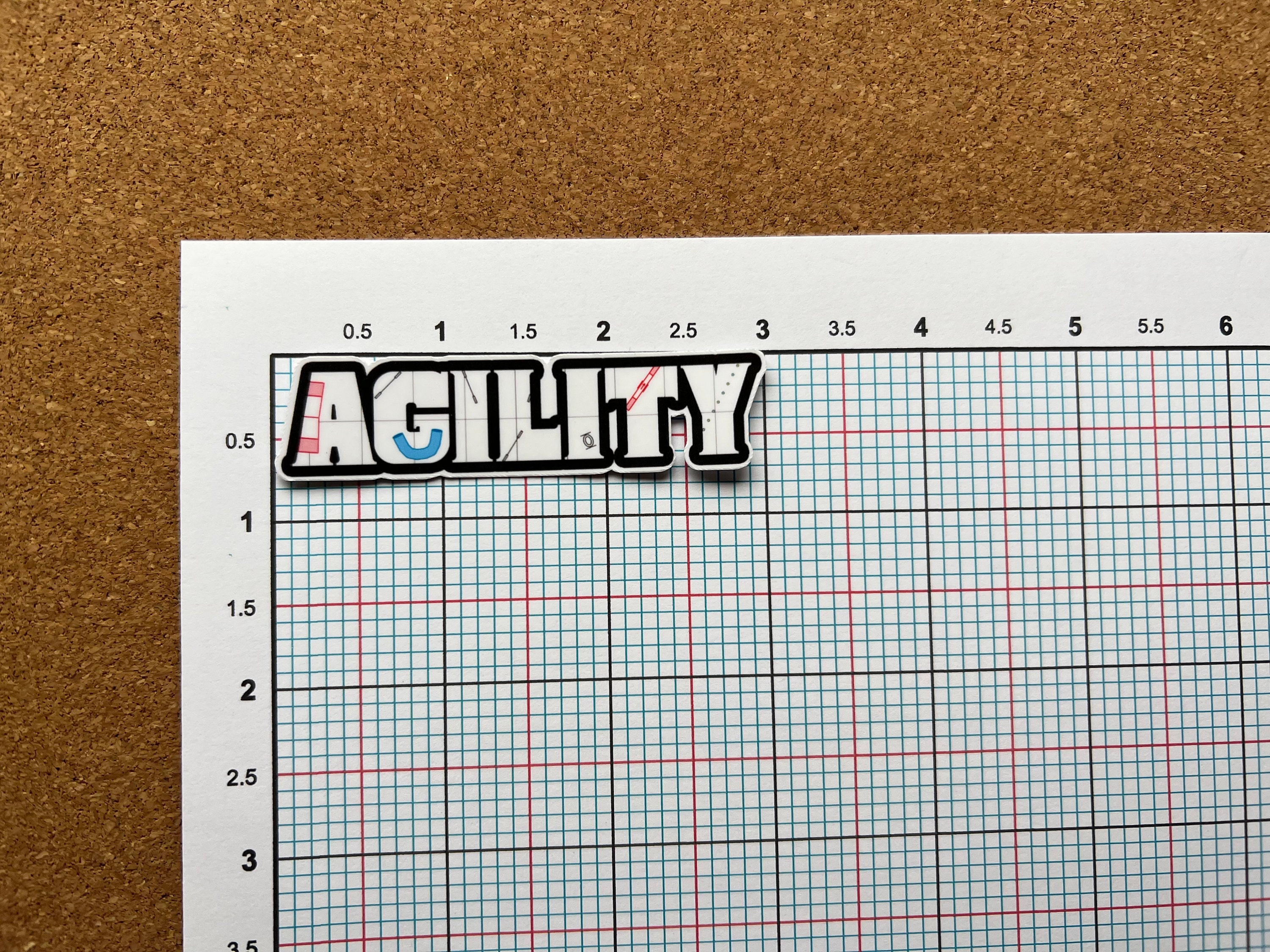 Dog Agility Sticker, Gift for Agility Handler, Agility Judge, Dog ...