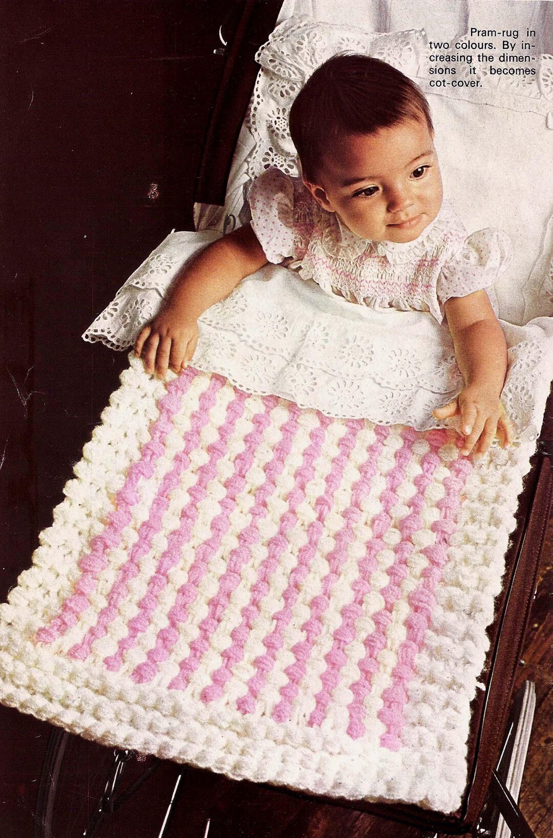 PDF Knitting Pattern~four Quick and Easy Pram Covers~dk - Etsy UK