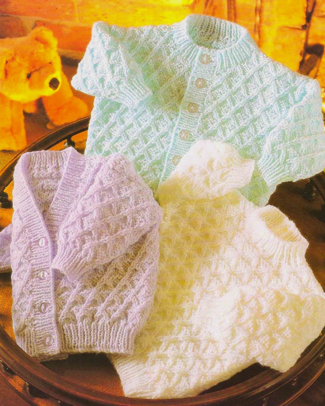 PDF Knitting Pattern 1028~diamond Cable Sweater and Cardigans~dk~16-22 ...