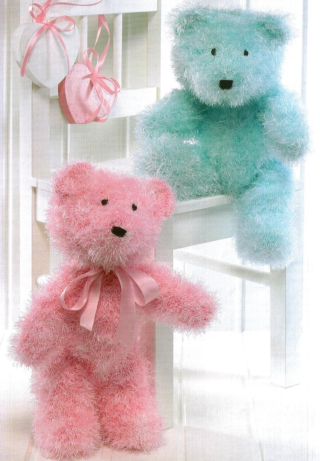 PDF Knitting Patternfluffy Teddy Beardk Eyelash - Etsy