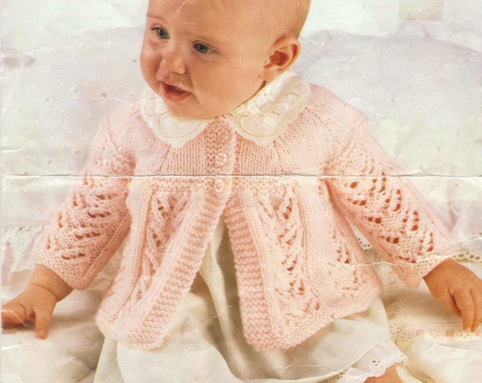 PDF Strickmuster 8708~Lacy Matinee Mantel~DK~48-19" - Etsy Österreich