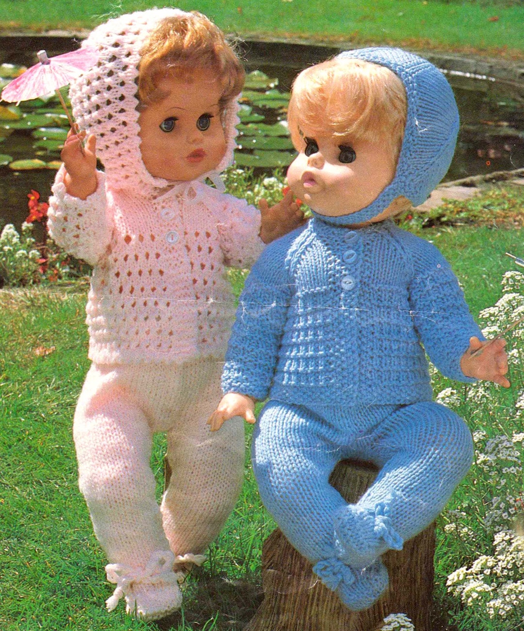 PDF Knitting Pattern 1817~outdoor Sets for Dolls~dk~18-20in Dolls and ...