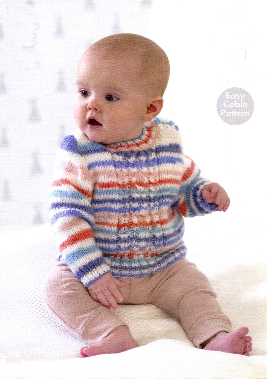 PDF Knitting Pattern 5069~baby Sweaters~dk~14-22" - Etsy